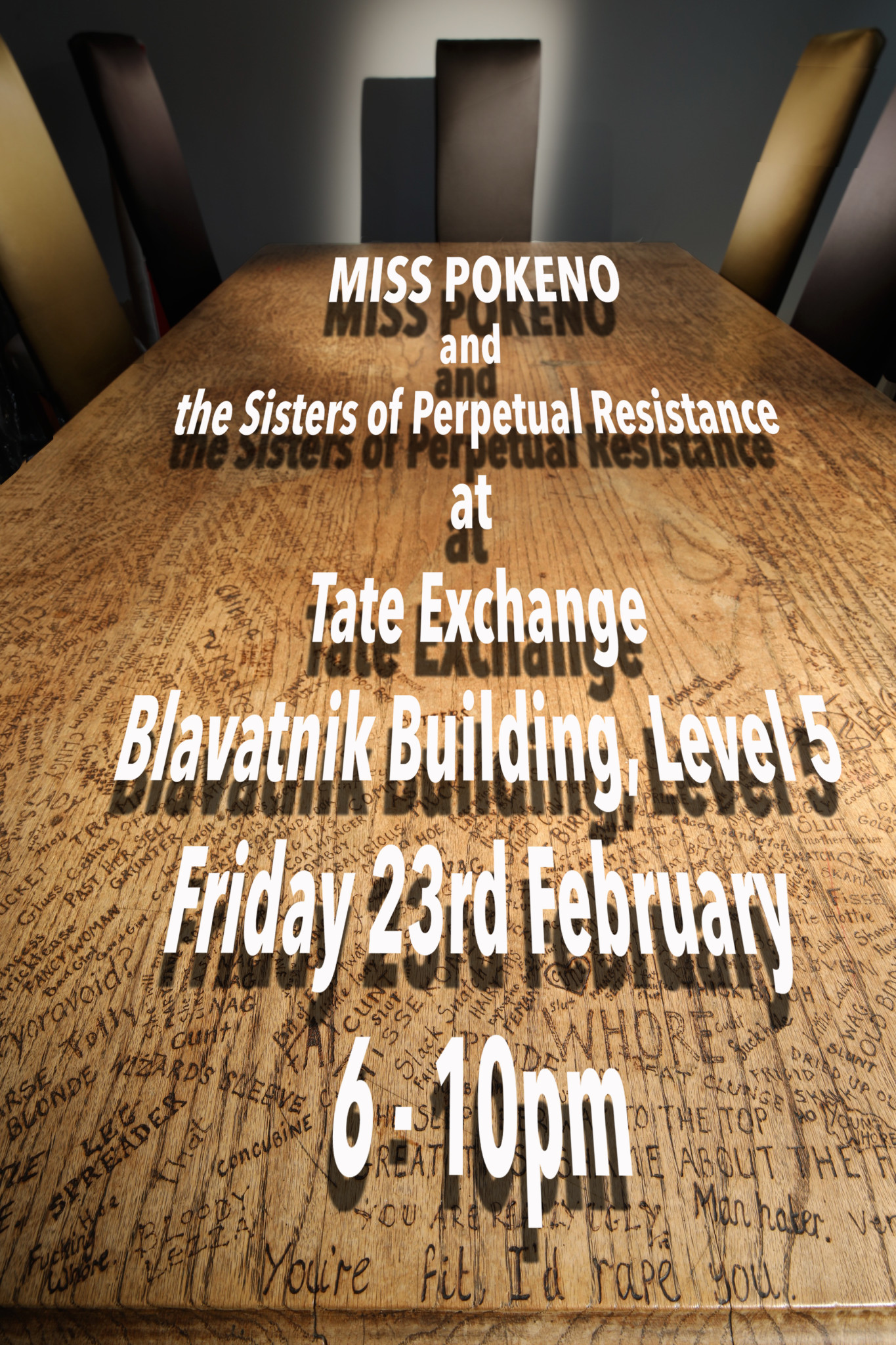 Miss Pokeno and the Sisters at the Tate - Miss Pokeno